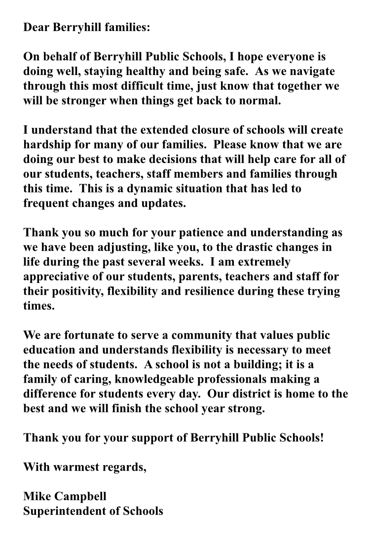 Berryhill Public Schools : Home